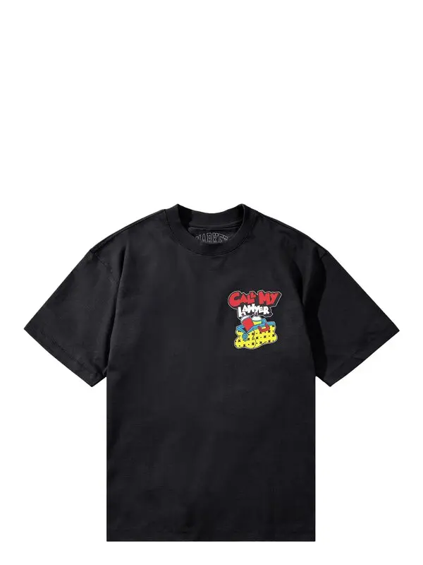 MARKET Felix The Cat Spray Paint T-shirt - Black