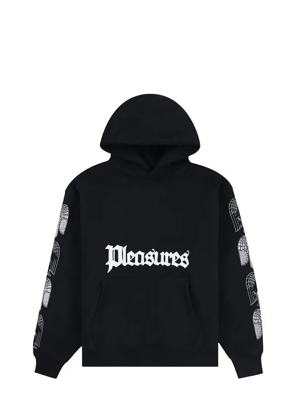 PLEASURES Angel Demon Hoodie - Black