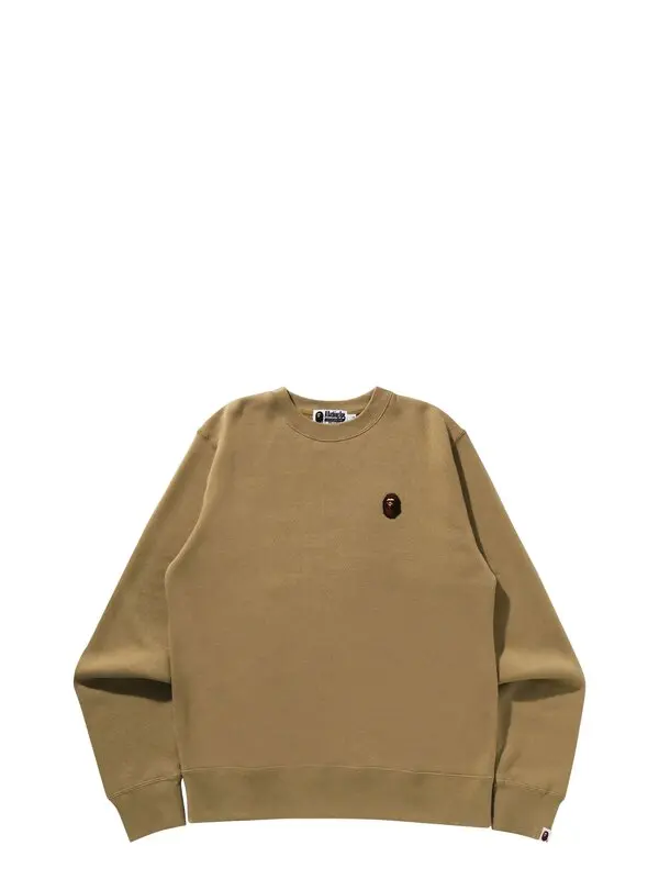 A BATHING APE Crewneck Sweatshirt - Tan