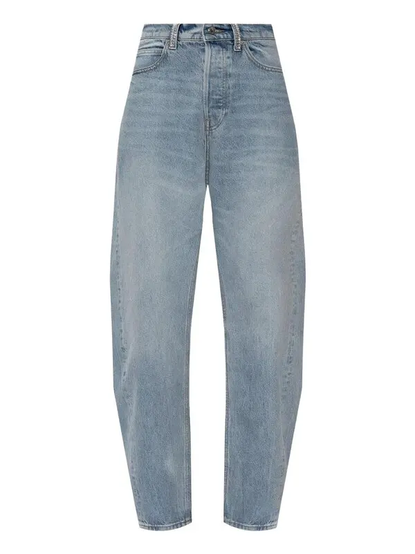 Alexander Wang Float Mid Rise Relaxed Jeans - Blue