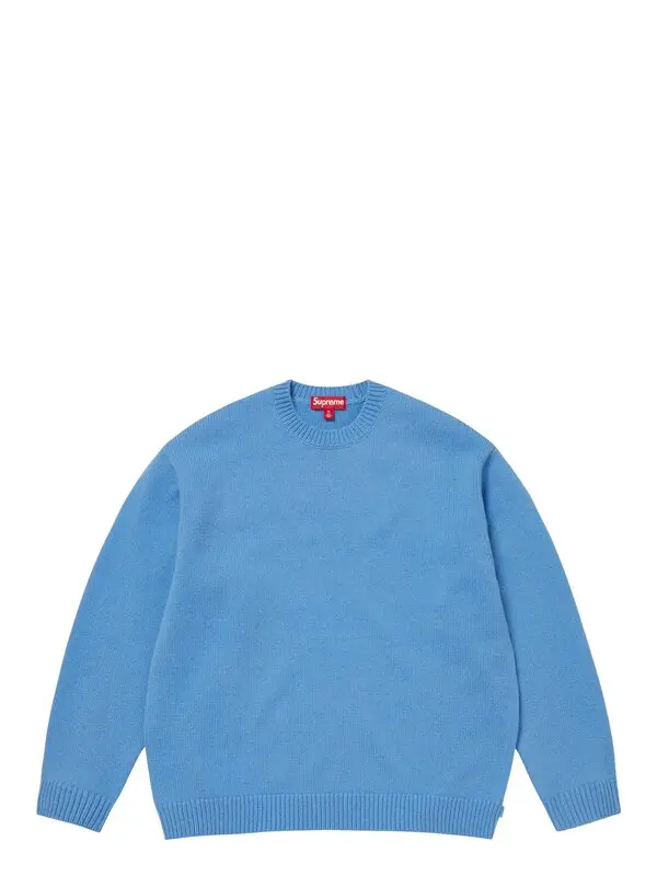 Supreme Angora Script Sweater - Blue