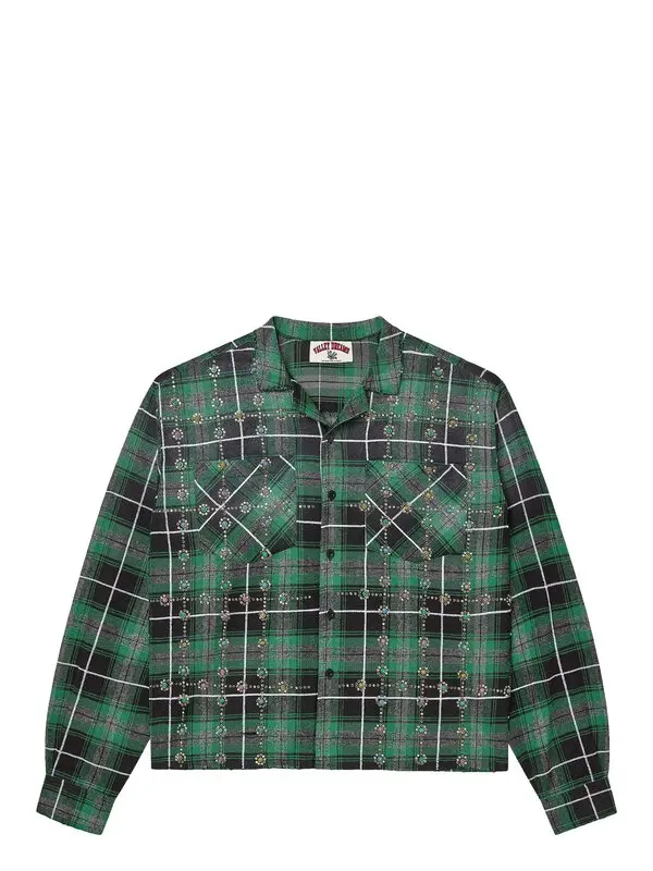 VALE FOREVER Grinch Gems Flannel - Green