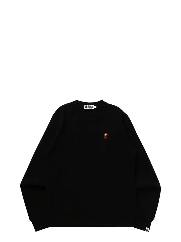 A BATHING APE One Point Crewneck Sweatshirt - Black