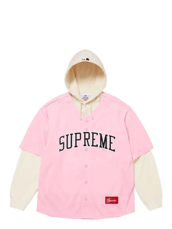 Supreme X Chicago White Sox Hooded Jersey - Pink
