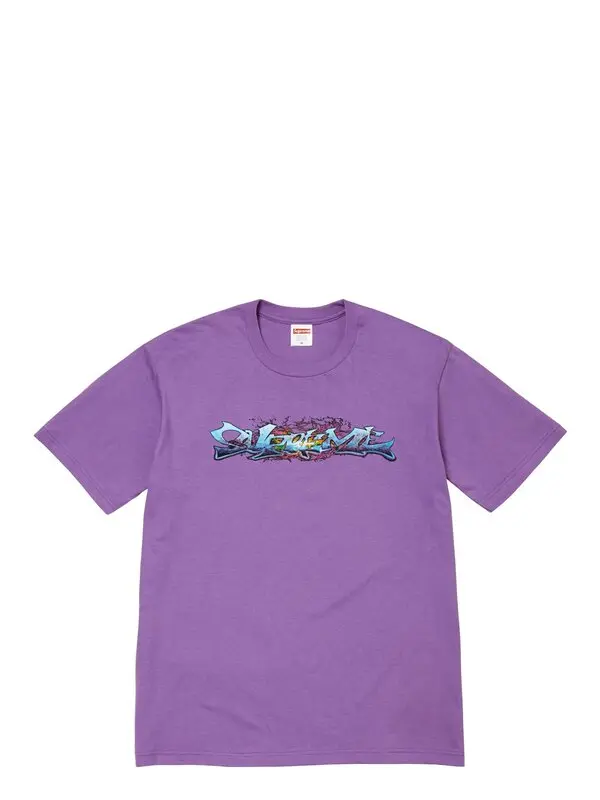 Supreme Tag Tee - Purple