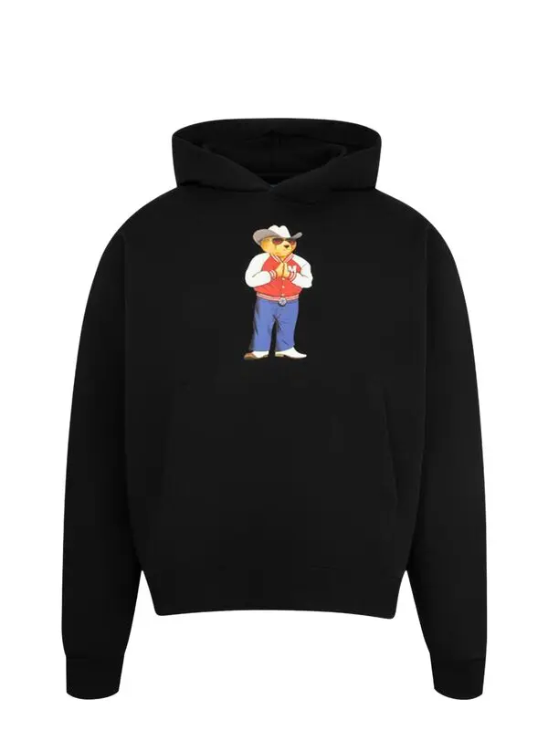 MARKET Hee-haw Bear Hoodie - Black