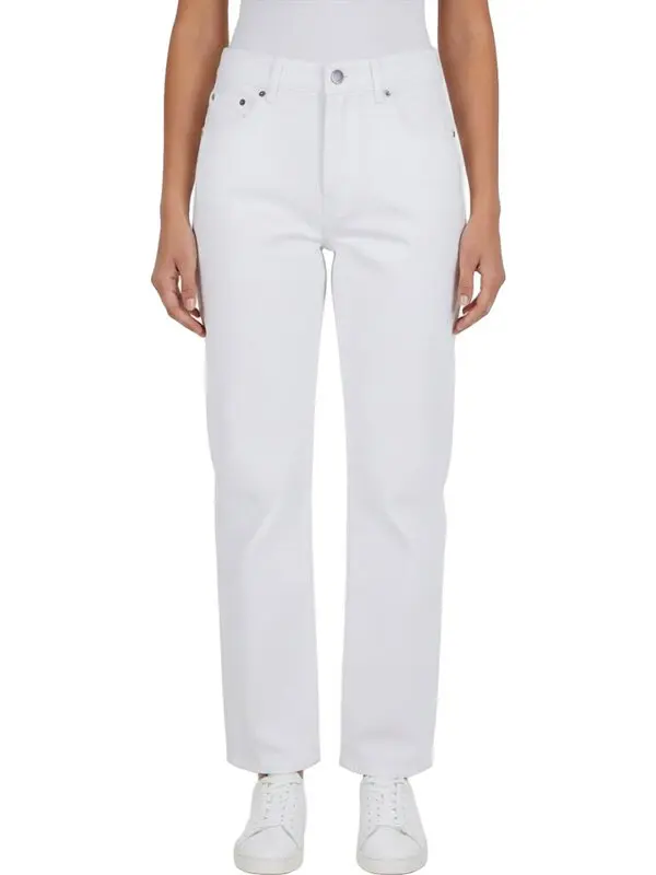 HAIKURE Straight Leg Jeans - White
