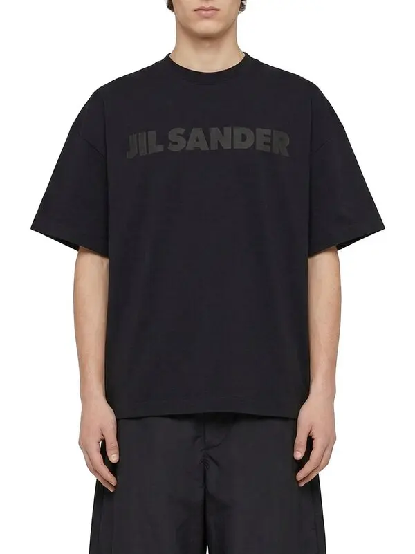 JIL SANDER Logo T-shirt - Black