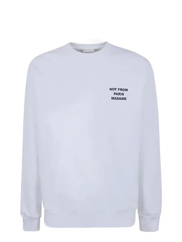 Drole De Monsieur Sweatshirt - White