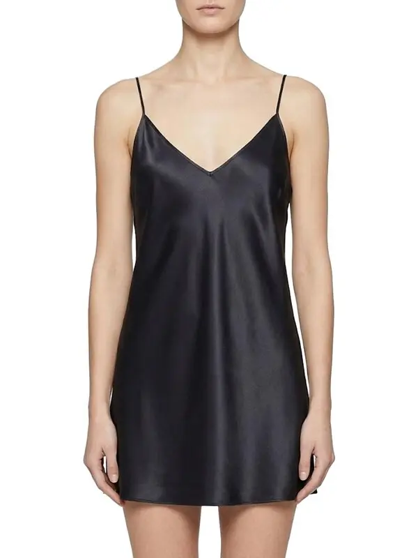 JOSEPH Silk V-neck Camisole - Black