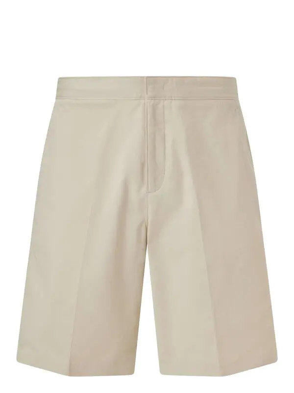 Orlebar Brown Laurent Straight-leg Stretch-cotton Shorts - Beige
