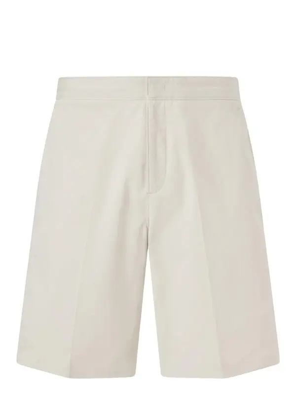 Orlebar Brown Laurent Straight-leg Stretch-cotton Shorts - Neutrals