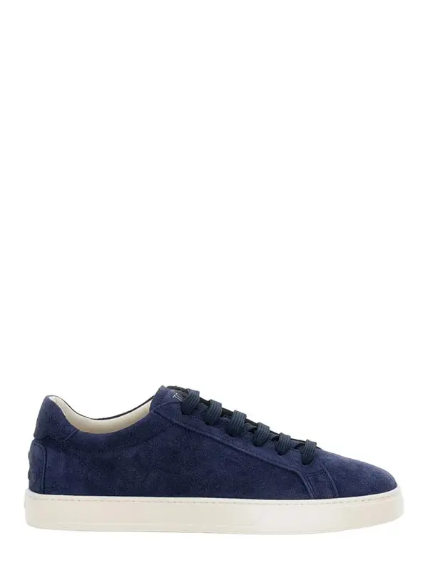TOD'S Suede Lace-up Sneakers - Blue