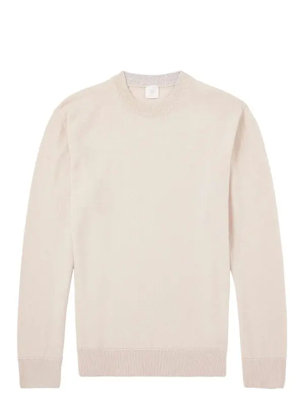 Eleventy Cashmere Crew Neck Sweater - Beige