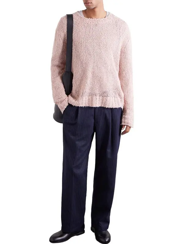 JIL SANDER Linen Sweater - Pink