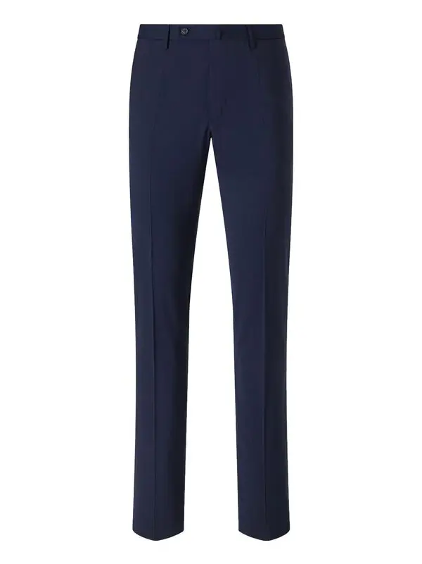 SLOWEAR Slim-leg Wool Trousers - Blue