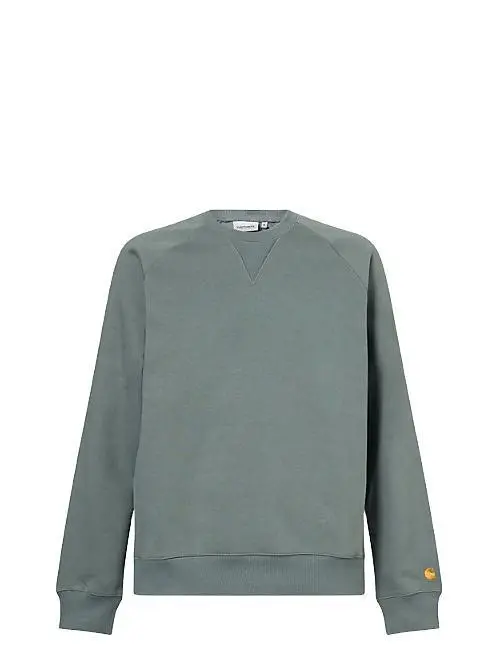 Carhartt Work In Progress Chase Crewneck Sweatshirt - Velvet Green / Gold