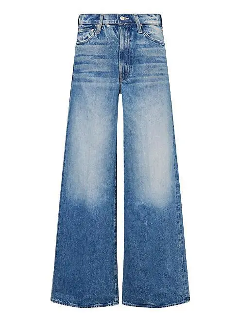 MOTHER The Ditcher Roller Zip Sneak Wide-leg Jeans - Remember When