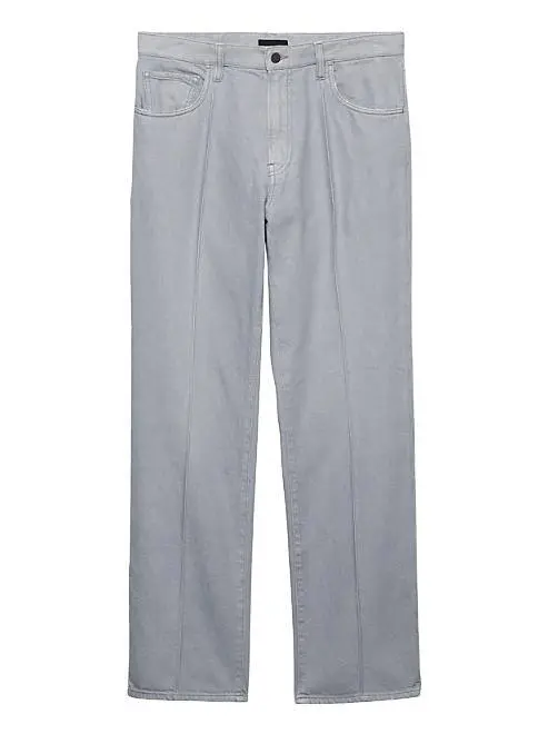 Prada Straight-leg Mid-rise Denim Jeans - Grey