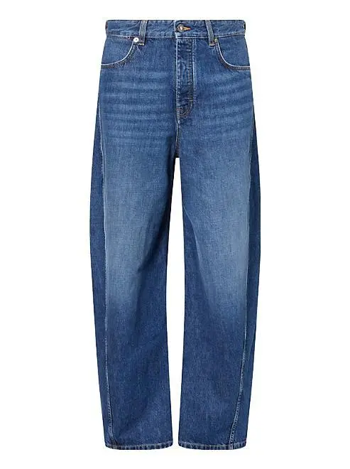 Givenchy Wide-leg Denim Jeans - Dark Blue