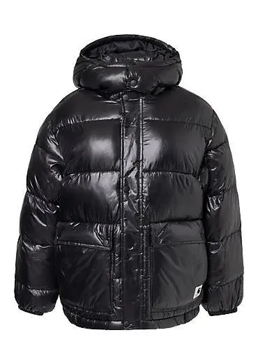 Carhartt Work In Progress Benson Hooded Shell-down Puffer Jacket - Black