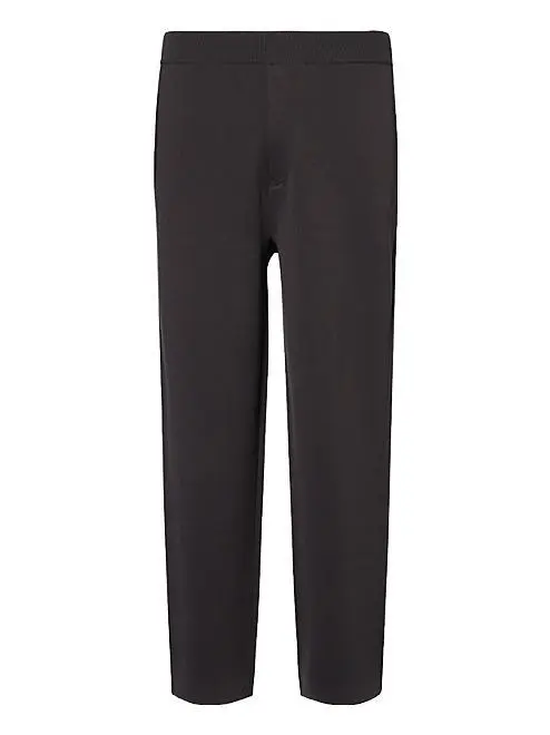 Emporio Armani Icon Knitted Trousers - Bristol Black
