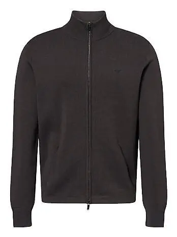 Emporio Armani Zip-up Knitted Jumper - Bristol Black
