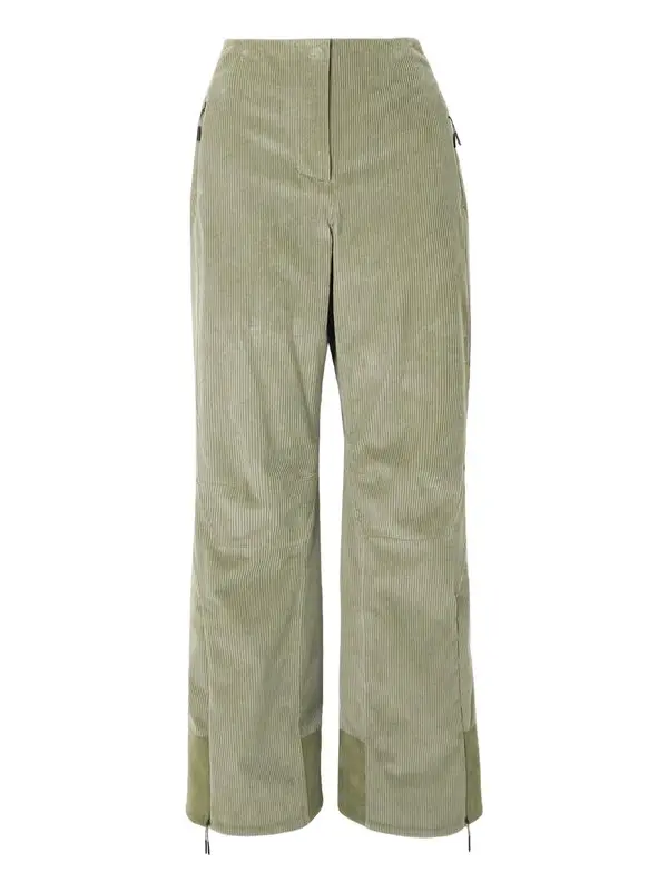 Sease Akuna Padded Corduroy Ski Pants - Green