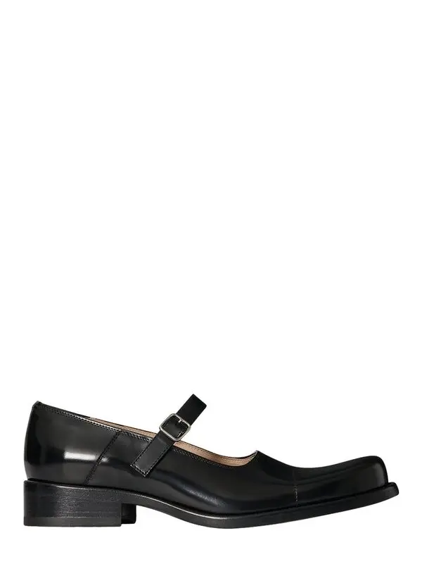 THE ROW Kai Leather Mary Jane - Black