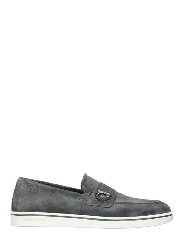 FERRAGAMO Tancredi Loafers - Grey