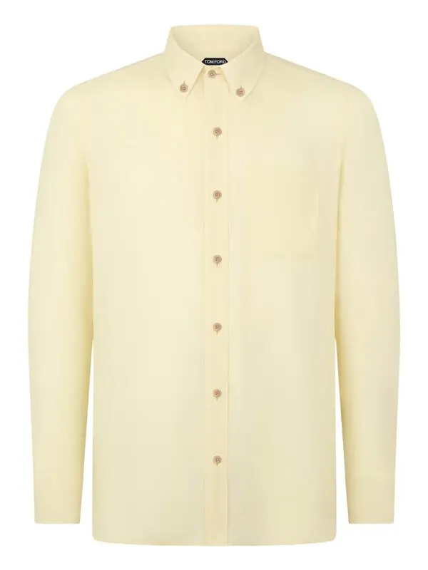 TOM FORD Cotton Slim Shirt - White