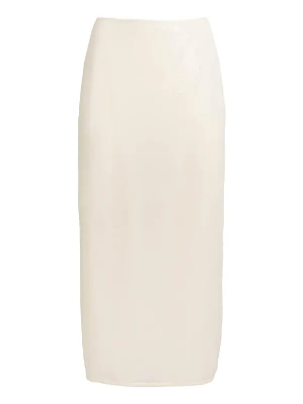 AERON Marisol Sequin Midi Skirt - Ivory