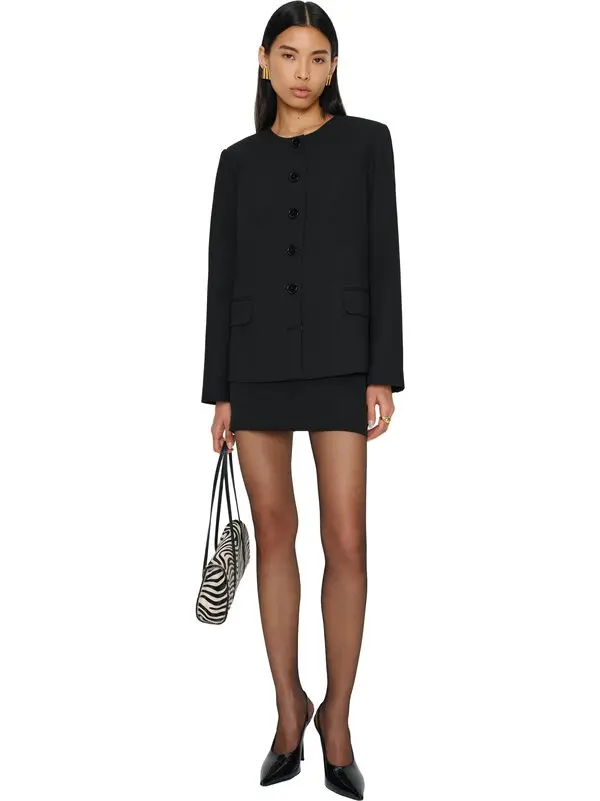 REFORMATION Laine Blazer - Black