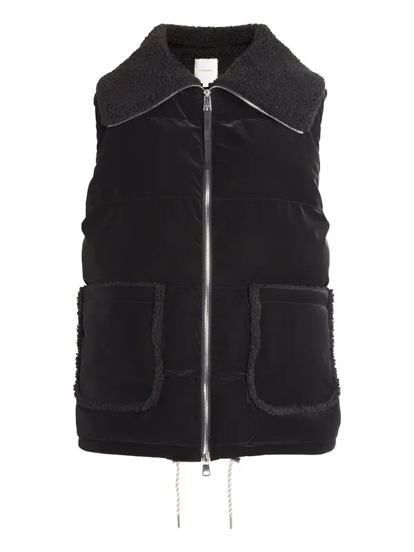Varley Velvet Evie Gilet - Black