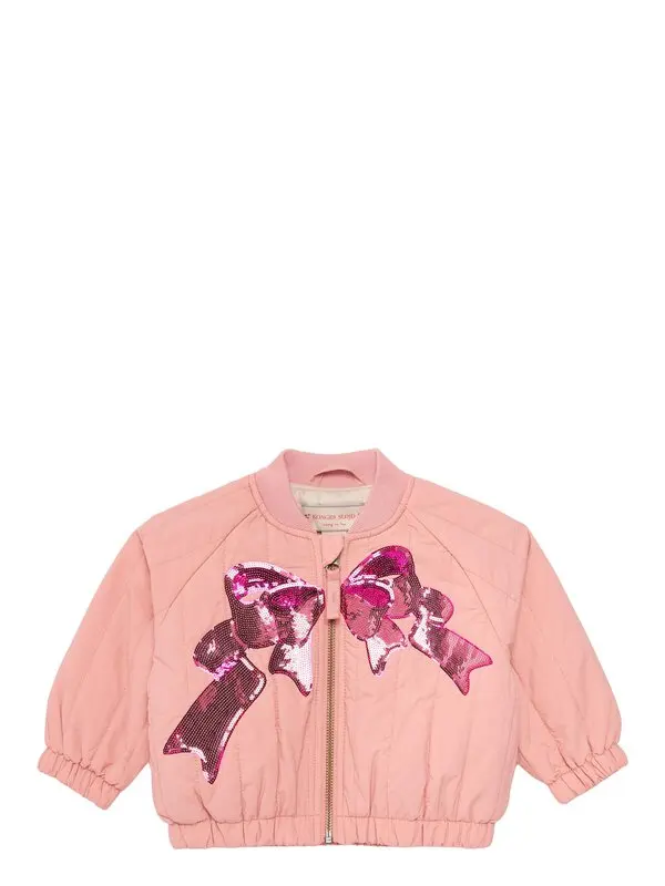 KONGES SLOJD Juno Sequin Bomber Jacket - Pink