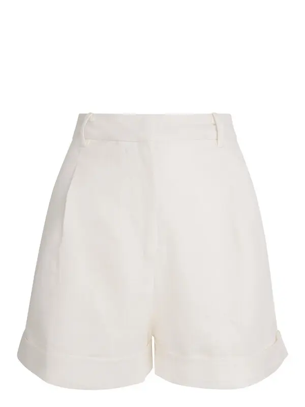 Faithfull The Brand Linen Hardy Shorts - White
