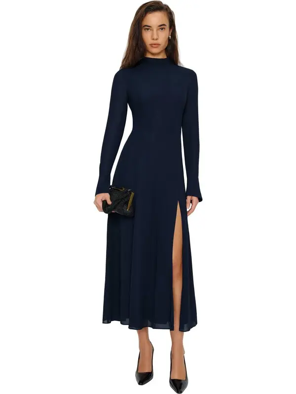 REFORMATION Micayla Dress - Blue