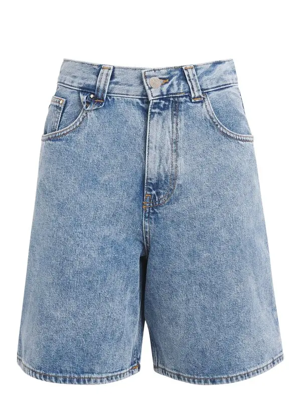 Claudie Pierlot Denim Bermuda Shorts - Blue