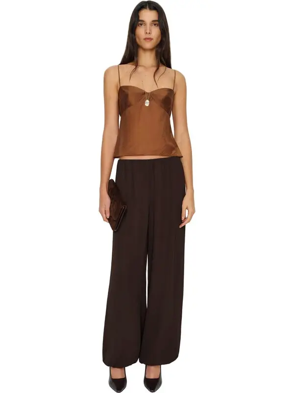 REFORMATION Zia Pant - Brown