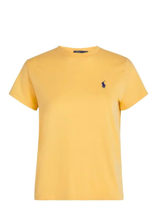 Polo Ralph Lauren Cotton Polo Pony T-shirt - Yellow