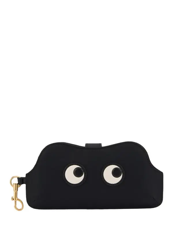 ANYA HINDMARCH Eyes Sunglasses Pouch - Black