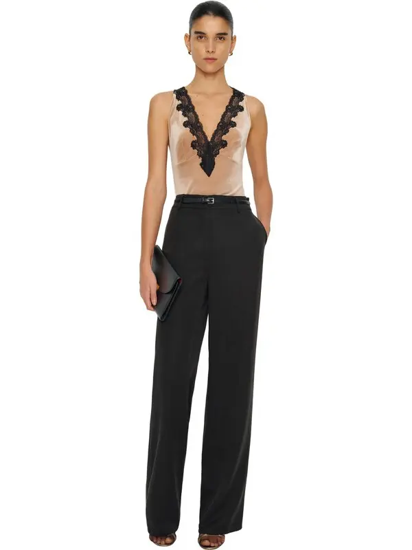 REFORMATION Gisele High Rise Pant - Black