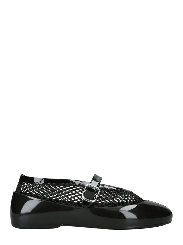 Alaïa Rubber Ballet Flats - Black