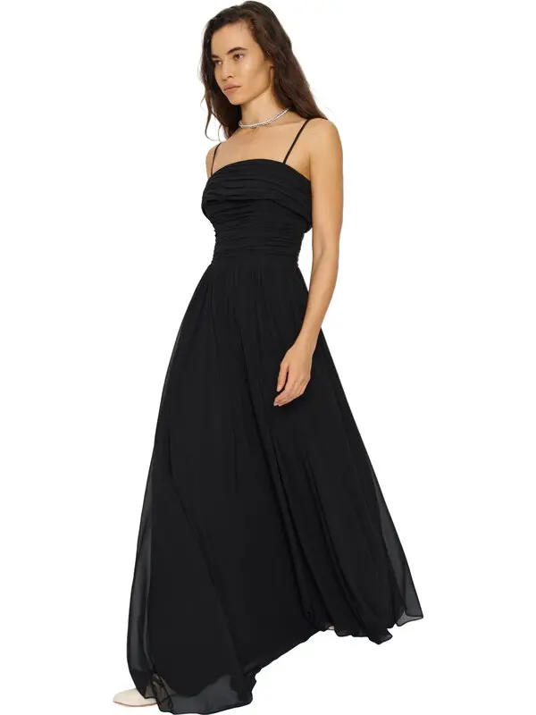 REFORMATION Cecilie Maxi Dress - Black