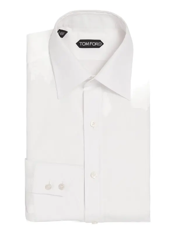 TOM FORD Cotton Slim Shirt - White