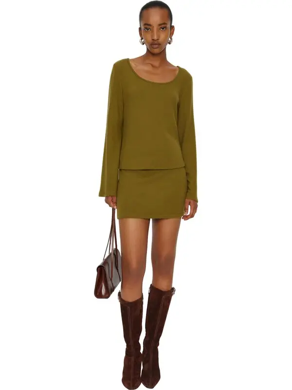 REFORMATION Lisa Knit Two-piece Set - Green