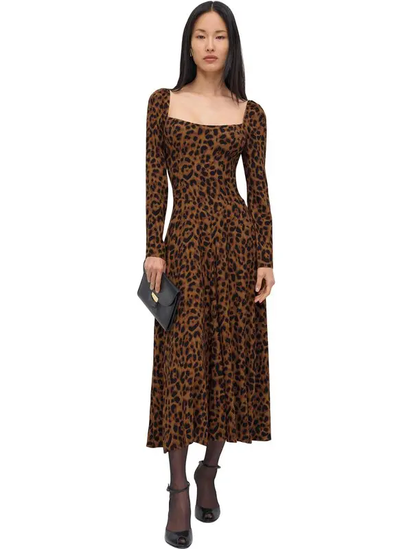 REFORMATION Rinna Midi Dress - Black
