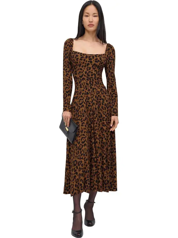 REFORMATION Rinna Midi Dress - Black