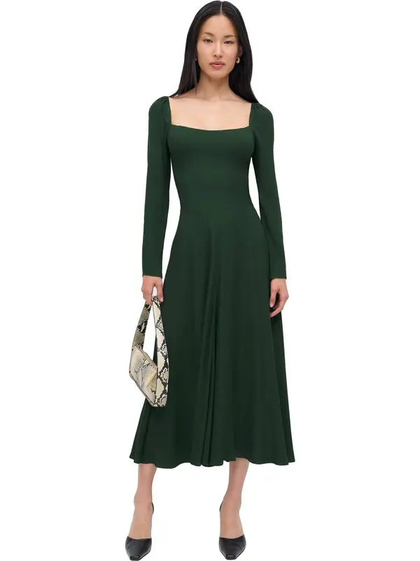 REFORMATION Rinna Midi Dress - Green