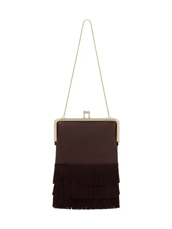 REFORMATION Skye Mini Bag - Brown